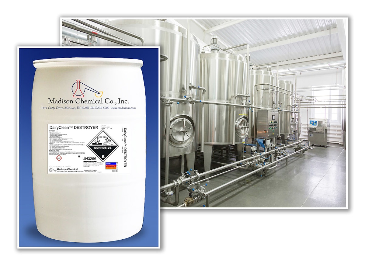 Madison Chemical Detergent Destroys Burned-On Deposits From: Madison ...