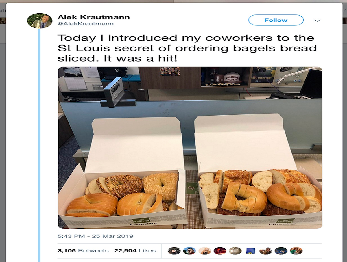 Vertically Sliced Bagel | semashow.com